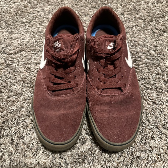 Nike | Shoes | Nike Sb Chron 2s Dark Red Mens Size 7 | Poshmark